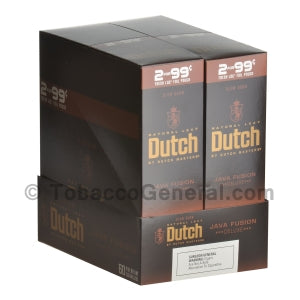 Dutch Masters Foil Fresh Java Fusion (Deluxe) Cigarillos 30 Packs of 2 ...